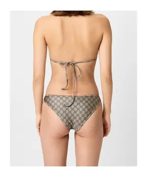 Gucci Gg Monogram Triangle Bikini Set