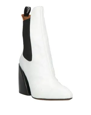 Chloé Embossed Ankle Boots