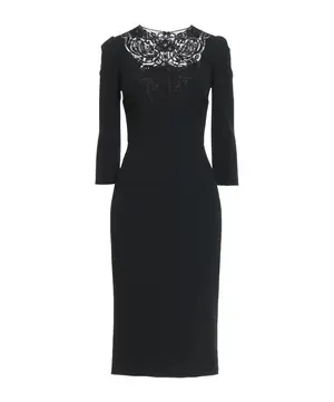 Dolce & Gabbana Lace Spliced Fitted Dress