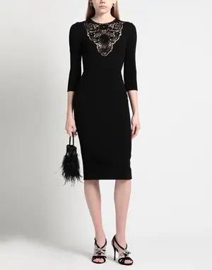 Dolce & Gabbana Lace Spliced Fitted Dress