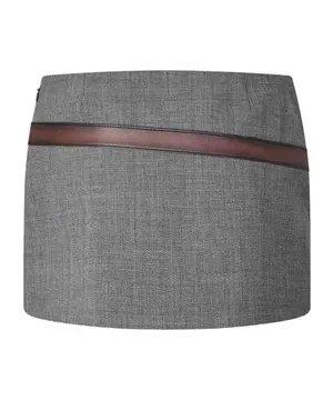 Prada Trompe Mini Skirt