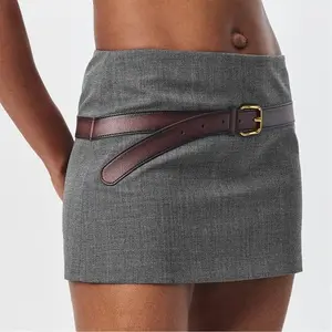 Prada Trompe Mini Skirt