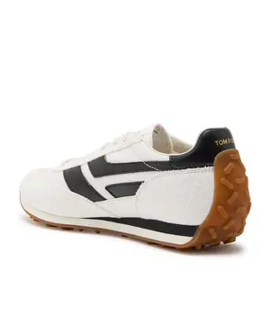 TOM FORD Mick Panelled Mesh-knit Sneakers
