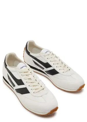 TOM FORD Mick Panelled Mesh-knit Sneakers