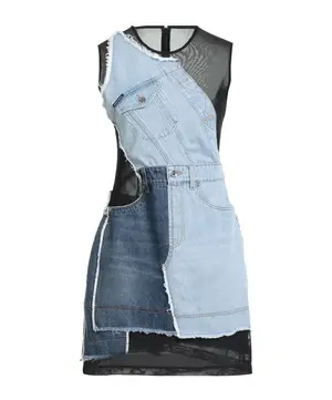 Dolce & Gabbana Colored Denim Cami Dress - Blue
