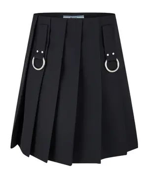 Prada Buckle Mini Skirt