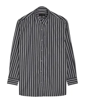 NILI LOTAN Striped Long-sleeved Shirt