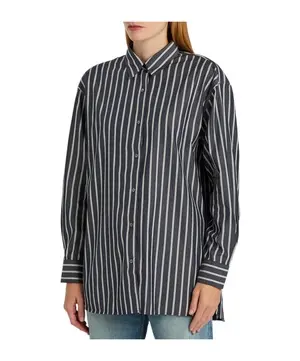 NILI LOTAN Striped Long-sleeved Shirt