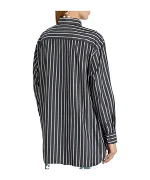 NILI LOTAN Striped Long-sleeved Shirt