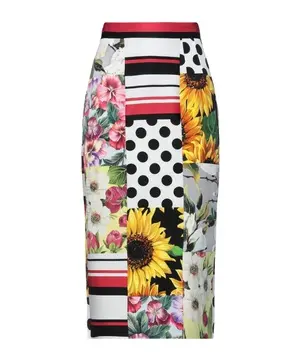 Dolce & Gabbana Floral Print Bodycon Skirt