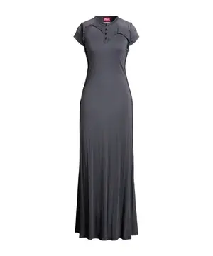 DIESEL® Solid Color T-shirt Dress - Black