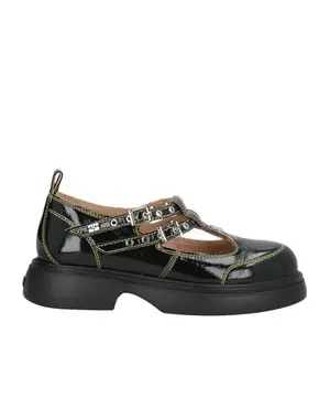 GANNI Ballet Flats With Buckle Fastening
