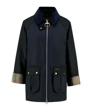 Barbour Long Sleeve Zip Up Jacket - Black