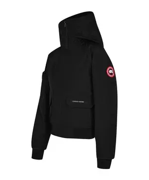 Canada Goose Down Jacket With Hood And Logo Patch