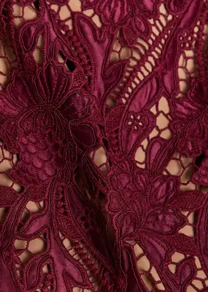 SELF-PORTRAIT Lace Midi Dress