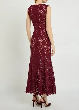 SELF-PORTRAIT Lace Midi Dress