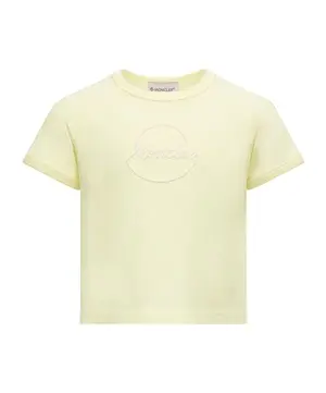 Moncler Embroidered Logo Cotton T-shirt
