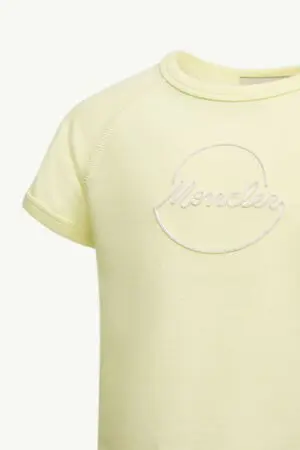 Moncler Embroidered Logo Cotton T-shirt