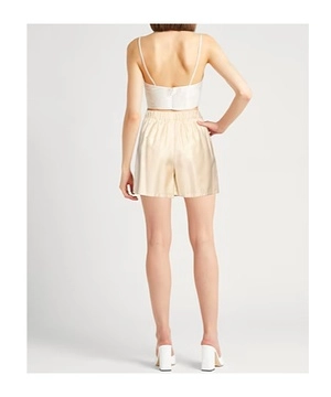Max Mara Elasticated Bermuda Shorts With Embroidered Logo