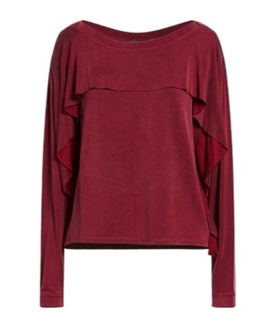 DIESEL® Solid-color Long-sleeved T-shirt - Red