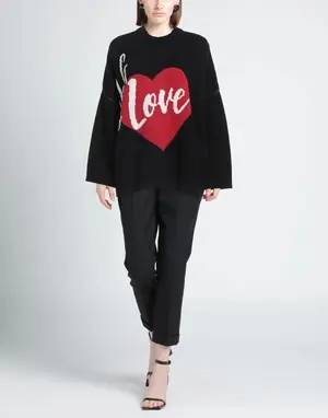 Dolce & Gabbana Minimalist Embroidered Cashmere Sweater