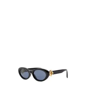 Fendi Oval Frame Sunglasses - Black