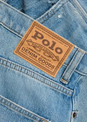 Polo Ralph Lauren Solid-color Straight-leg Ankle Jeans