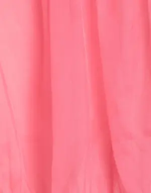 Dolce & Gabbana Solid Color Organza Short Sleeve Top