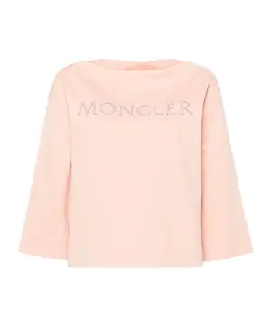 Moncler Round Neck 3/4 Sleeve T-shirt