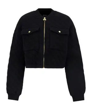 Barbour Quilted Bomber Jacket - Black