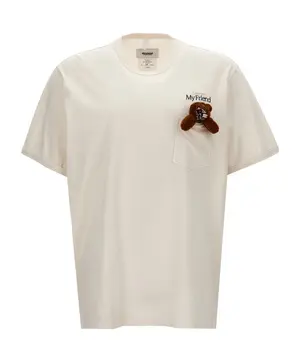 DOUBLET Teddy Bear Cotton T-shirt - White
