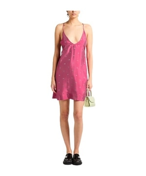 GANNI Short Dress - Pink