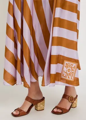 Zimmermann Striped Silk Maxi Dress