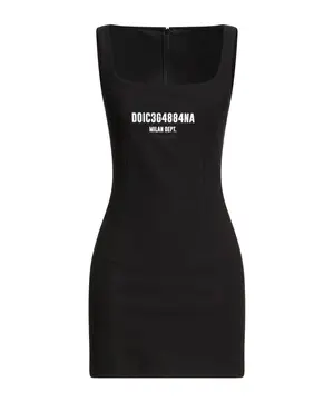 Dolce & Gabbana Jersey Bodycon Dress - Black