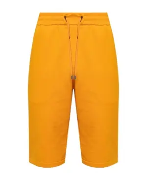 Balmain Flock Bermuda Shorts - Orange