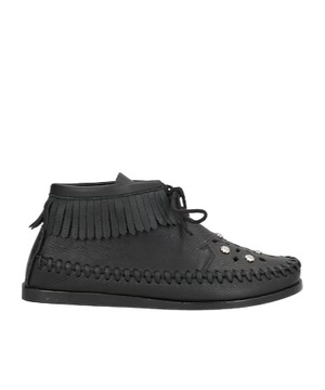Isabel Marant Étoile Lace-up Ankle Boots With Tassels - Black