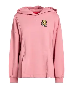 MAXCO. Solid Color Hooded Sweatshirt - Pink