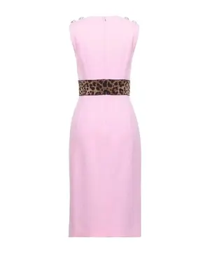 Dolce & Gabbana Leopard Print Midi Dress