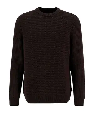 Barbour Cleveland Crew Neck Jumper - Black