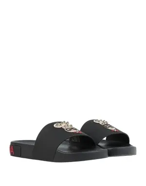 Dolce & Gabbana Minimalist Round Toe Slippers