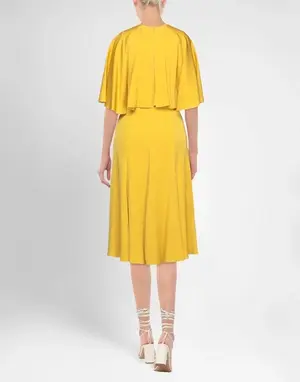 Dolce & Gabbana Crepe Flared Midi Dress