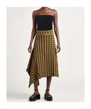 Sportmax Strapless Cable Knit Tube Top