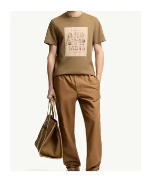 Moncler Safari Wardrobe Print Cotton T-shirt