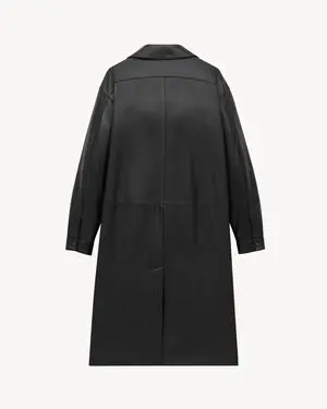 Saint Laurent Zip-up Long Coat