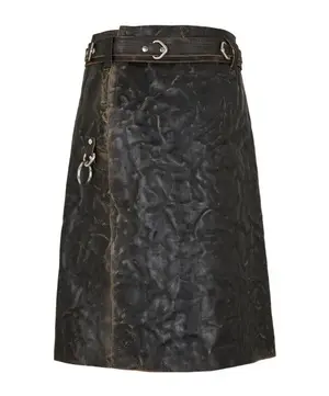 Prada Belted Midi Skirt