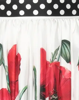 Dolce & Gabbana Printed Satin Dress