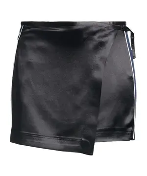 DIESEL® Two-tone Satin Wrap Skirt - Black