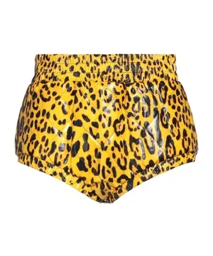 Dolce & Gabbana Leopard Print Quilted Shorts