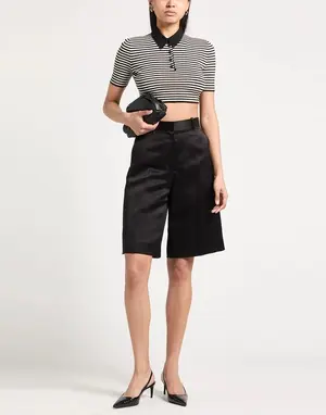 Dolce & Gabbana Striped Wool Knit Polo - Multicolor