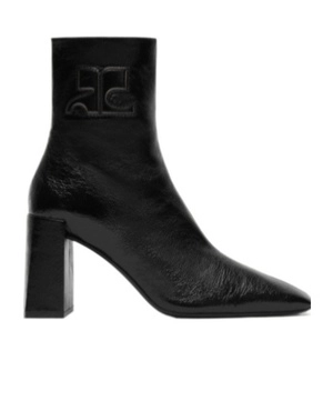 COURREGES Heritage Leather Ankle Boots